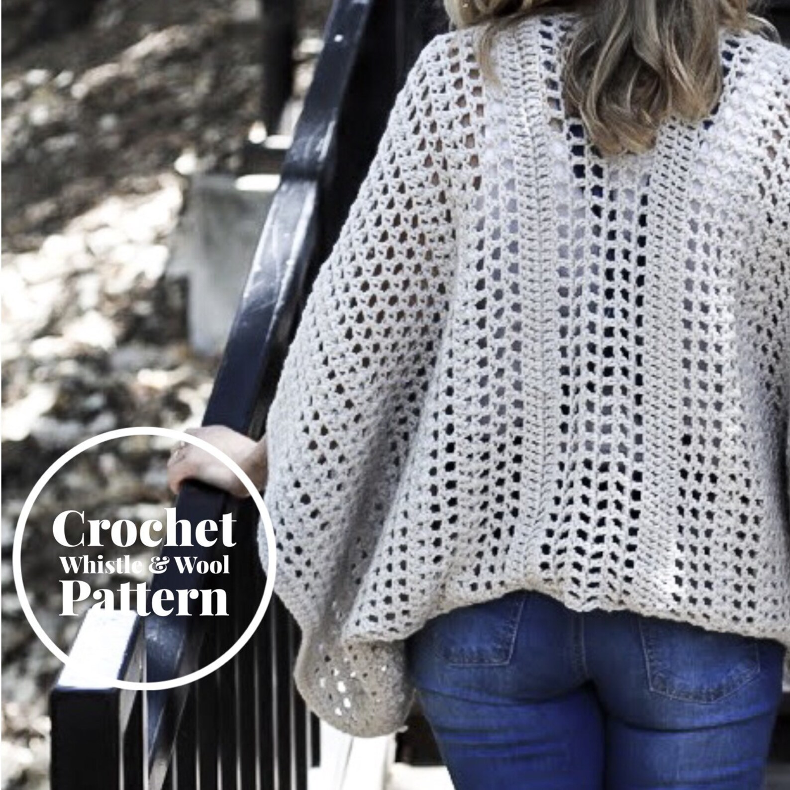 CROCHET Patternboho Cardigancrochet Cardiganbat Wing Sleeve | Etsy