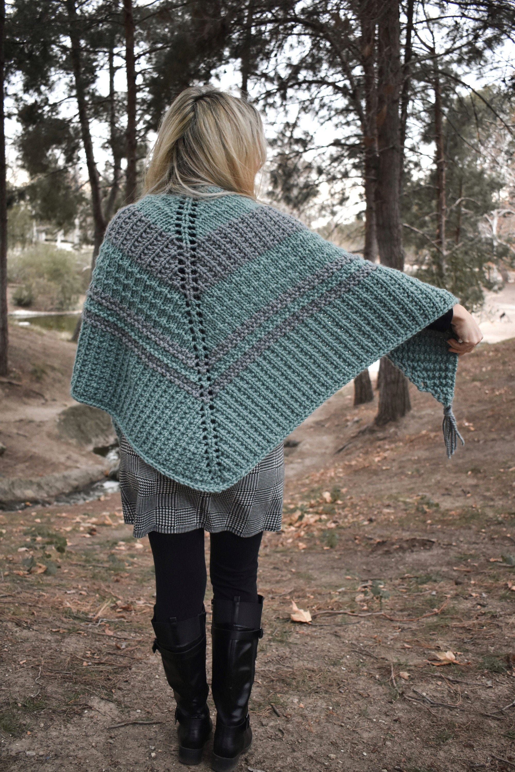 KNITTING Pattern•knit Shawl-modern Shawl-succulent Shawl•whistle and ...