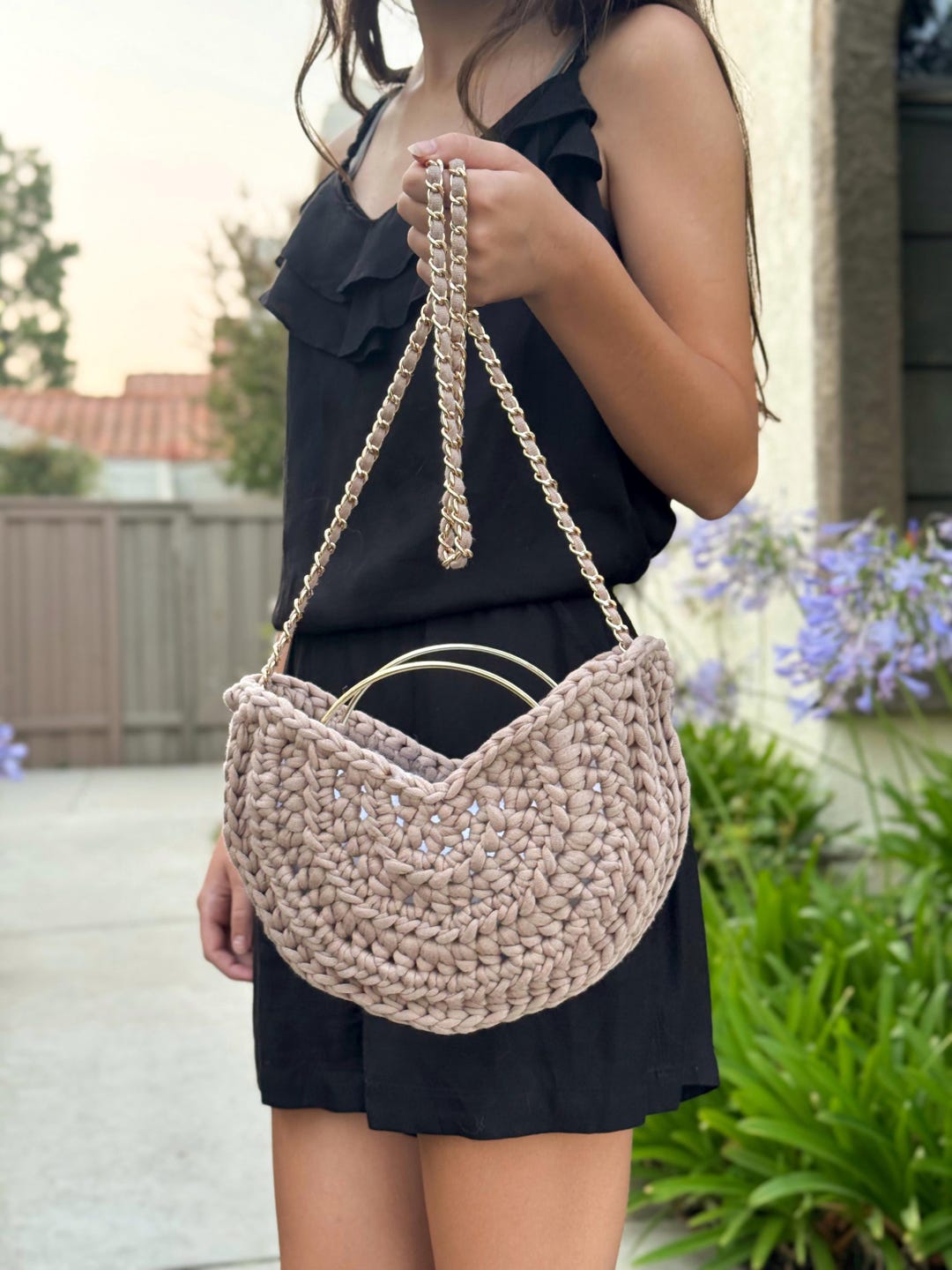 Crochet Bag Pattern • Circular Modern Design (PDF Pattern) - Etsy
