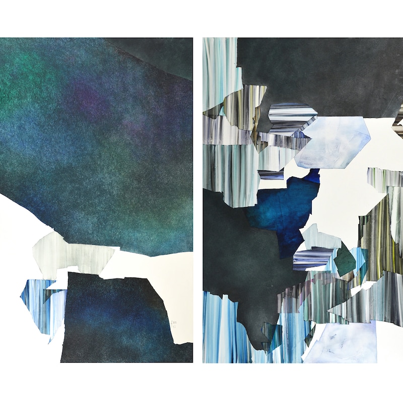 Diptych Art - Etsy