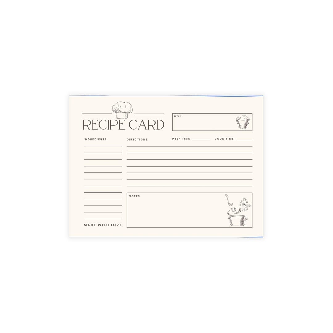 Recipe Cards - Blank for Recipe Box - Etsy
