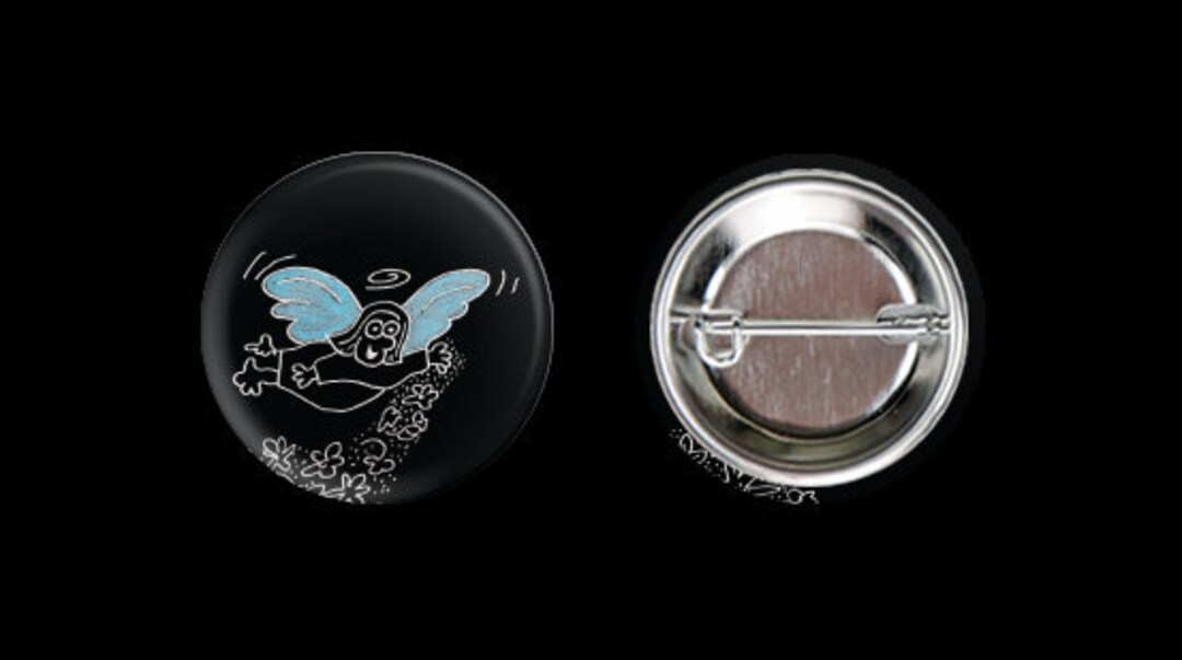 Angel Sprinkles Pin / Button 1.25" - Etsy