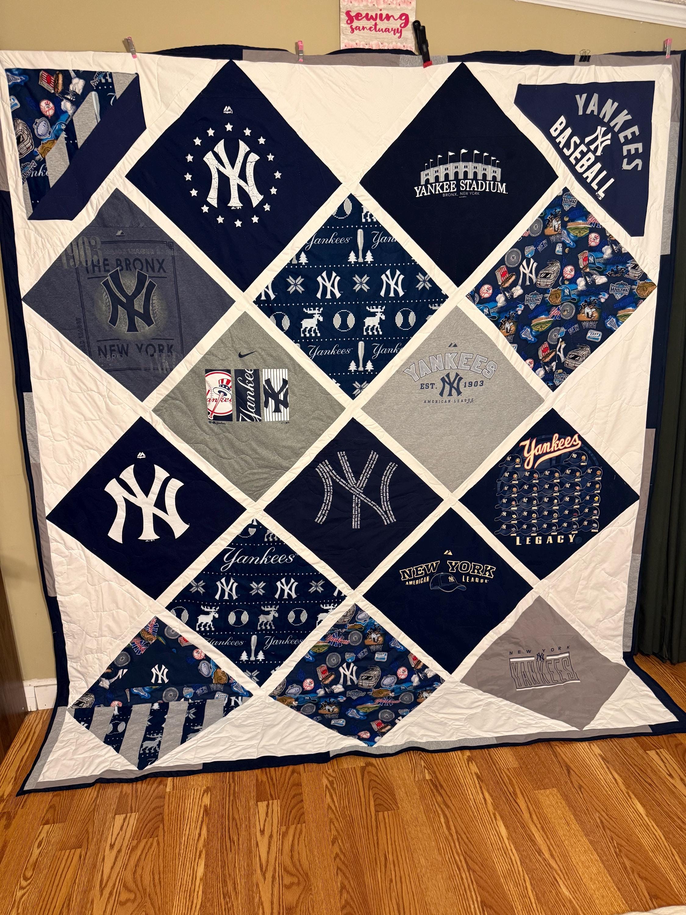 T-shirt Quilt Diamond Shaped Blocks With Sashing. - Etsy
