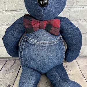 The Workman’s Bear: Custom Memory Bear From Carhartt or Denim Jeans ...
