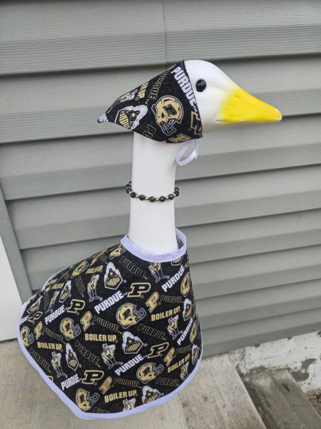 Purdue Handmade Porch Goose Outfit - Includes Dress, Hat/scarf and ...