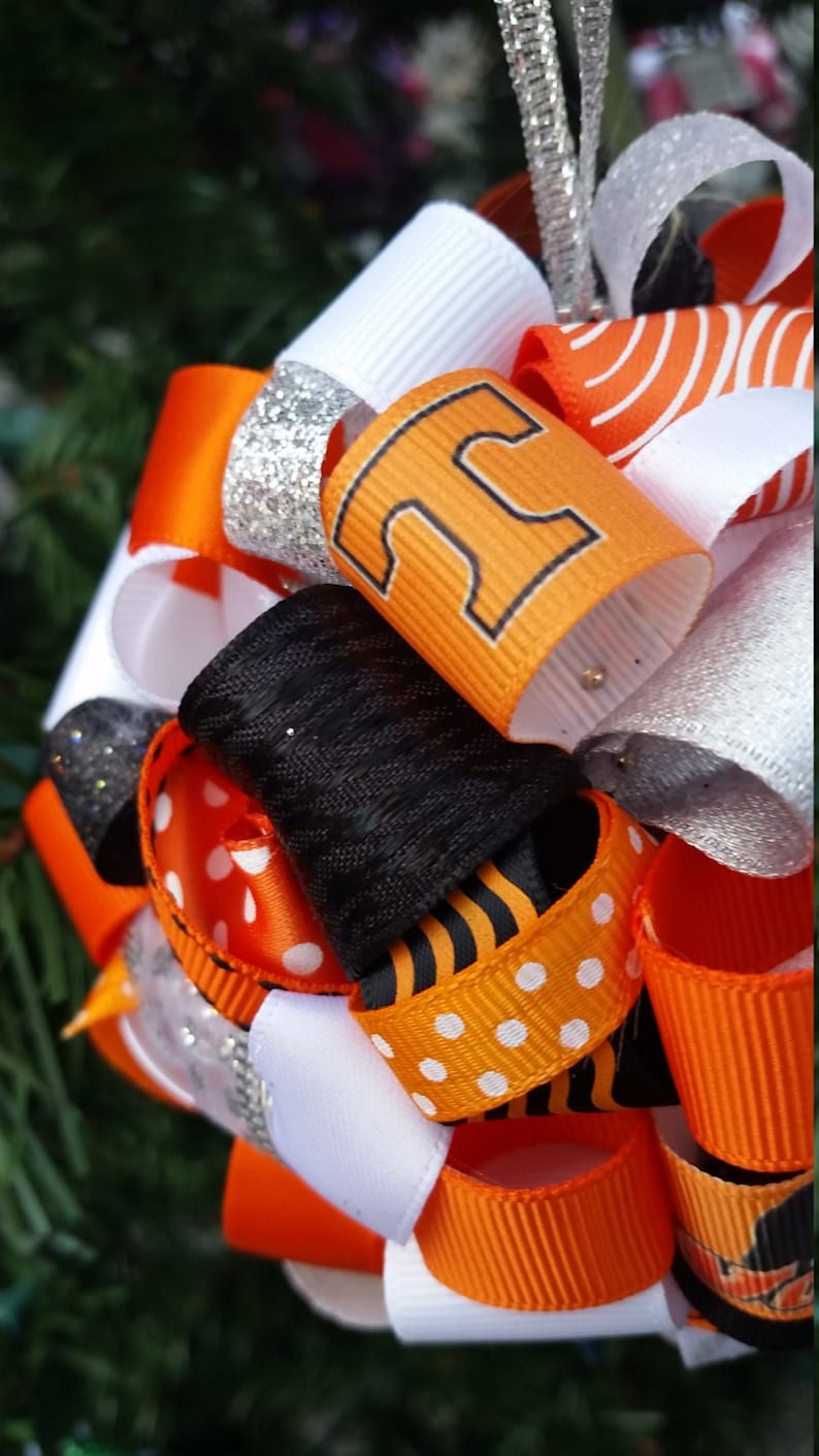 University of Tennessee UT Volunteers Ribbon Topiary-style - Etsy