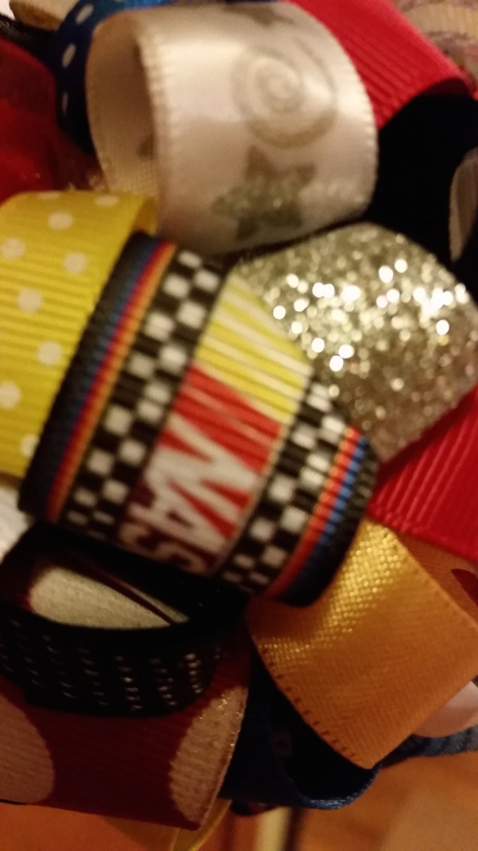 Nascar Ribbon Topiary-style Ornament Great for the Holidays or a Gift ...