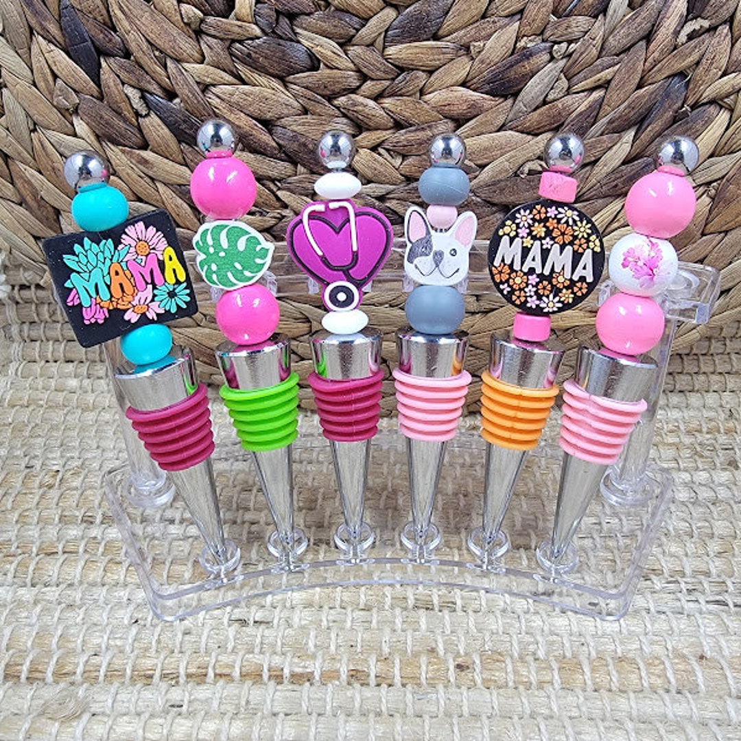Focal Bead Wine Stoppers - Etsy