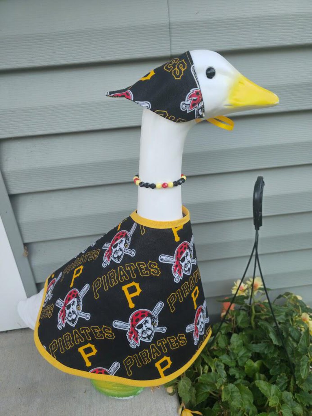 Handmade Pirates Porch Goose Outfit – Pittsburgh Team Spirit Dress, Hat ...