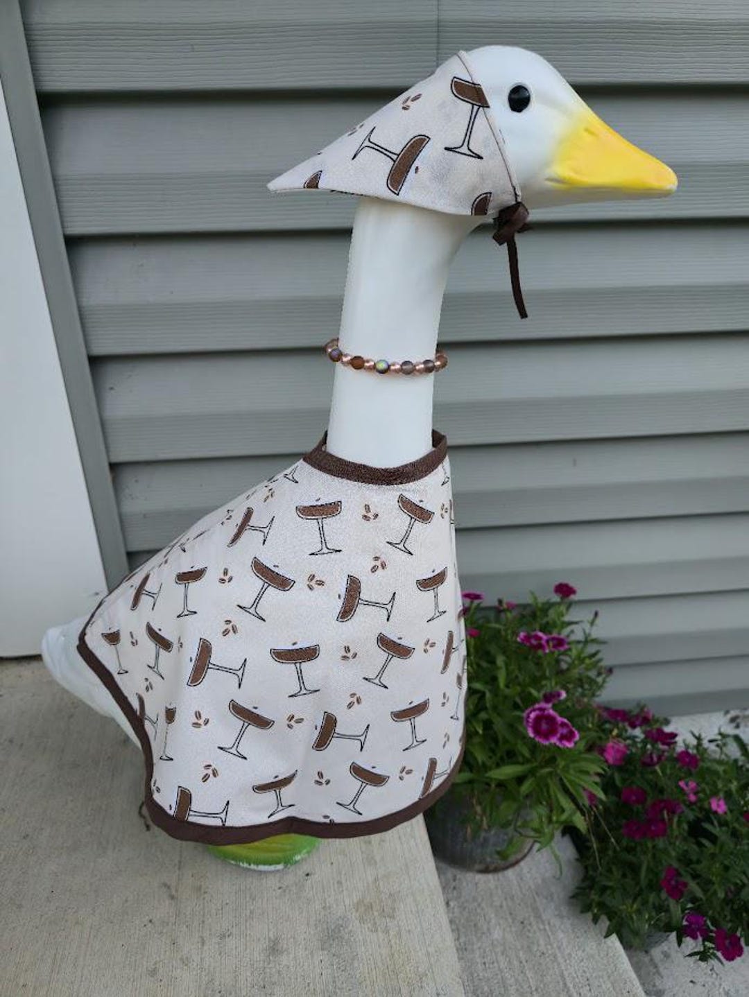 Handmade Porch Goose Outfit - Espresso Martini Lover Dress, Matching ...