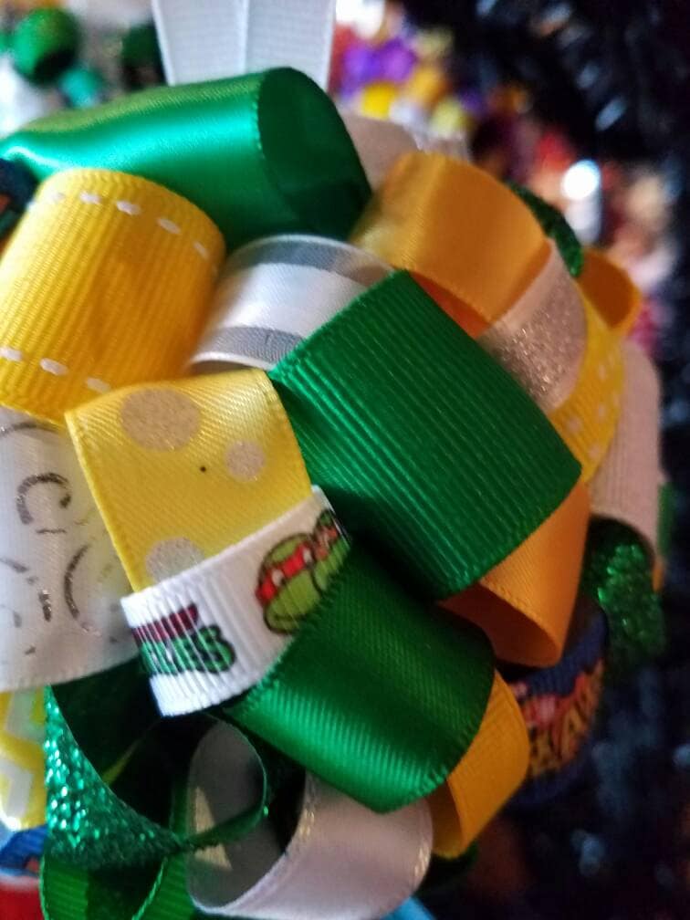 Teenage Mutant Ninja Turtles Ribbon Topiary-style Ornament - Etsy