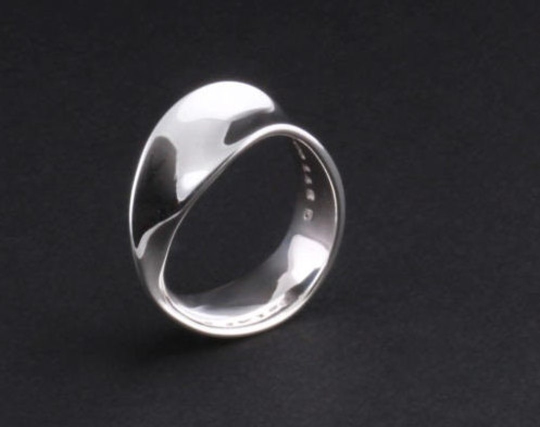 Georg Jensen Sterling MOEBIUS Ring Size 7 1/4 NEW - Etsy