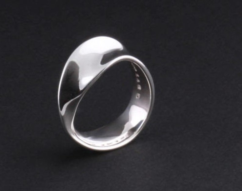 Georg Jensen Sterling MOEBIUS Ring Size 7 1/4 NEW - Etsy