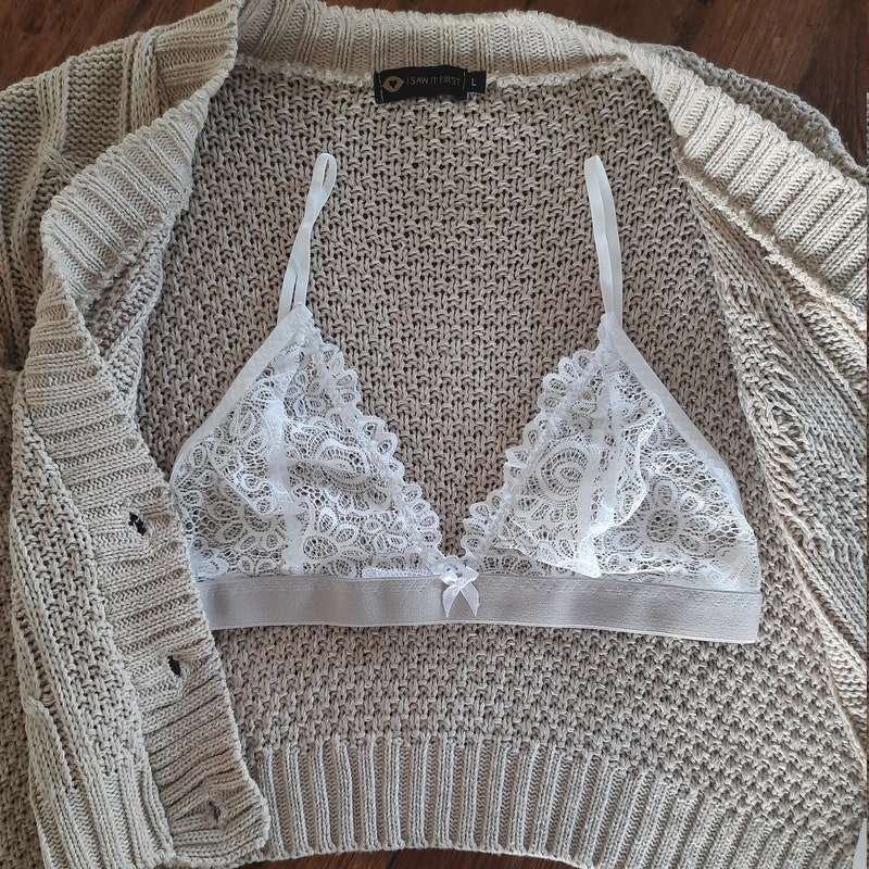 Triangle Bralette - Etsy