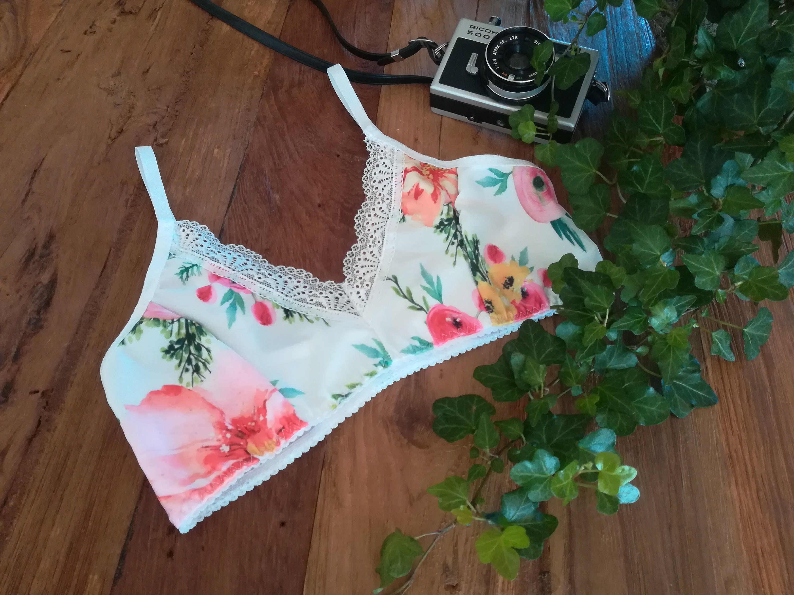 Lingerie set wit bloemen boho bralette bohemian bloemen - Etsy Nederland