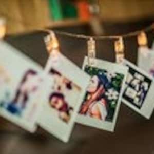 20 LED Clip Twinkle Lights - 9ft in Length - Photo Clip Lights - Etsy