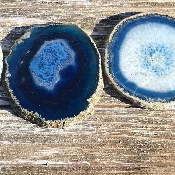 Blue Coasters - Etsy