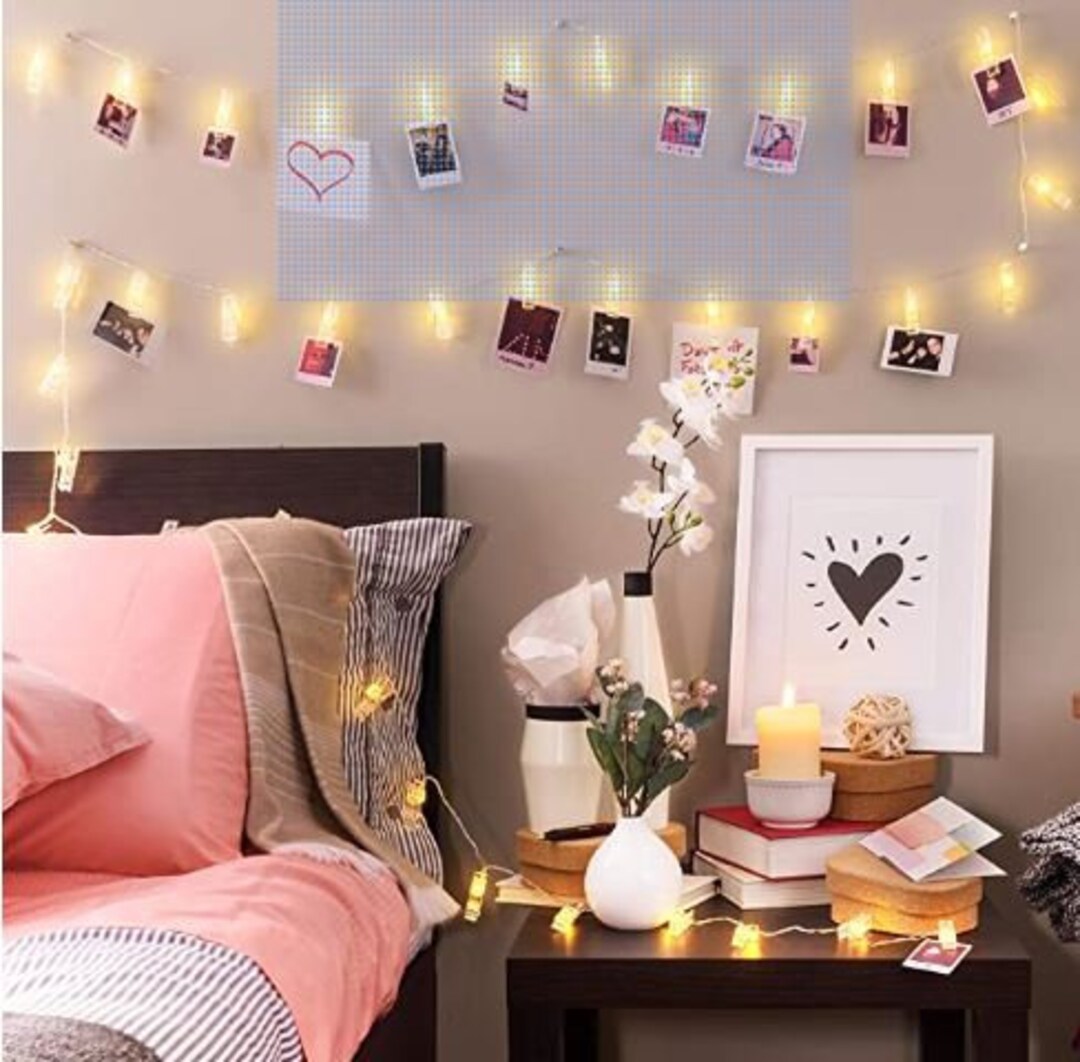 20 LED Clip Twinkle Lights - 9ft in Length - Photo Clip Lights - Etsy