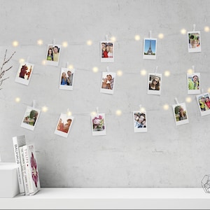 20 LED Clip Twinkle Lights - 9ft in Length - Photo Clip Lights - Etsy