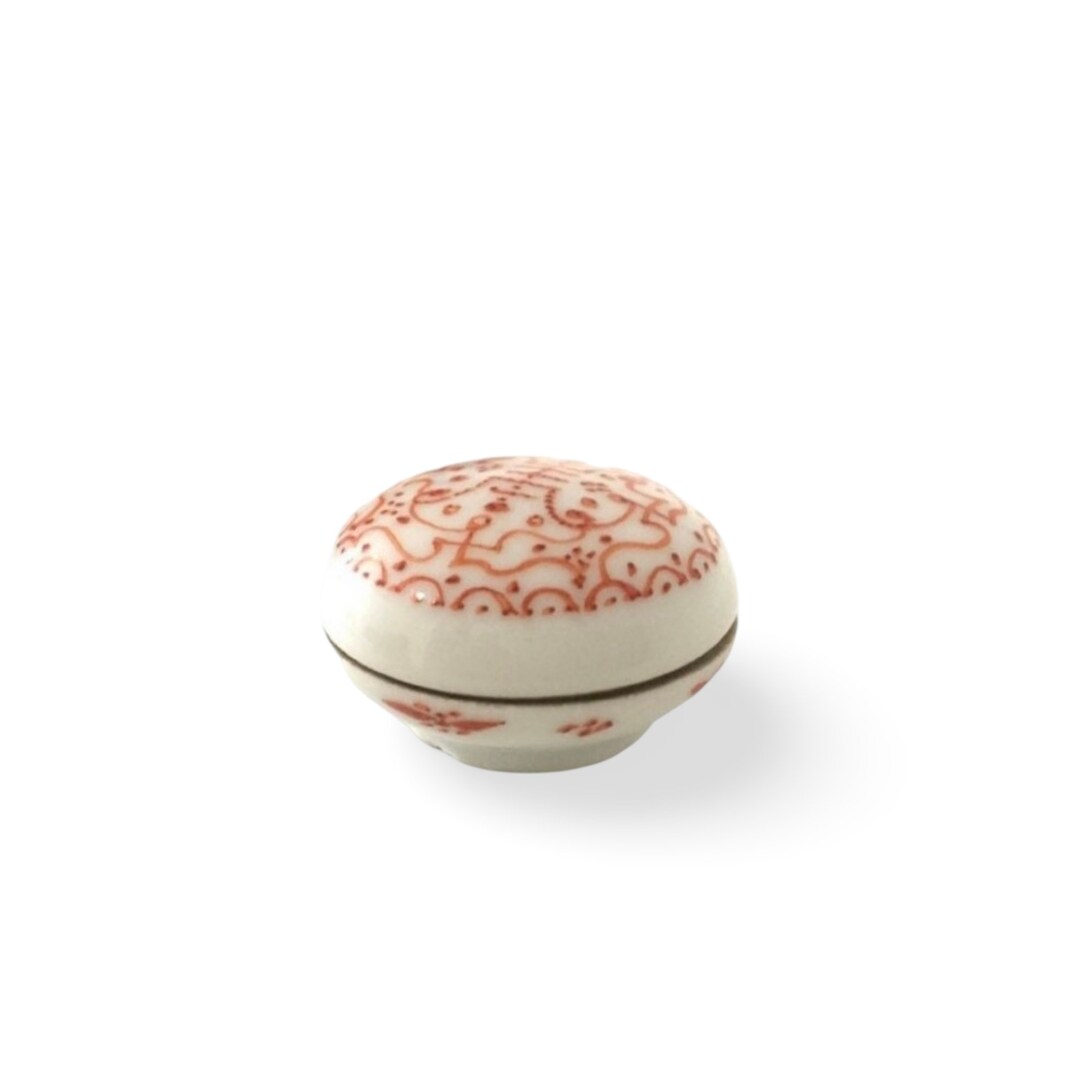 Antique Chinese Porcelain Miniature Ink Pad Pot - Etsy