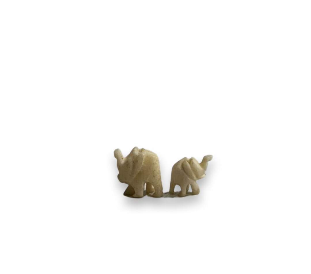Antique Pair of Ivory Elephant Charms - Etsy
