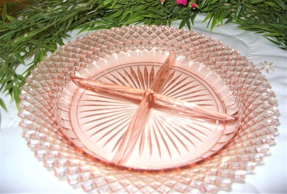 Hocking Glass Company Miss America Pattern Pink Depression Glass ...