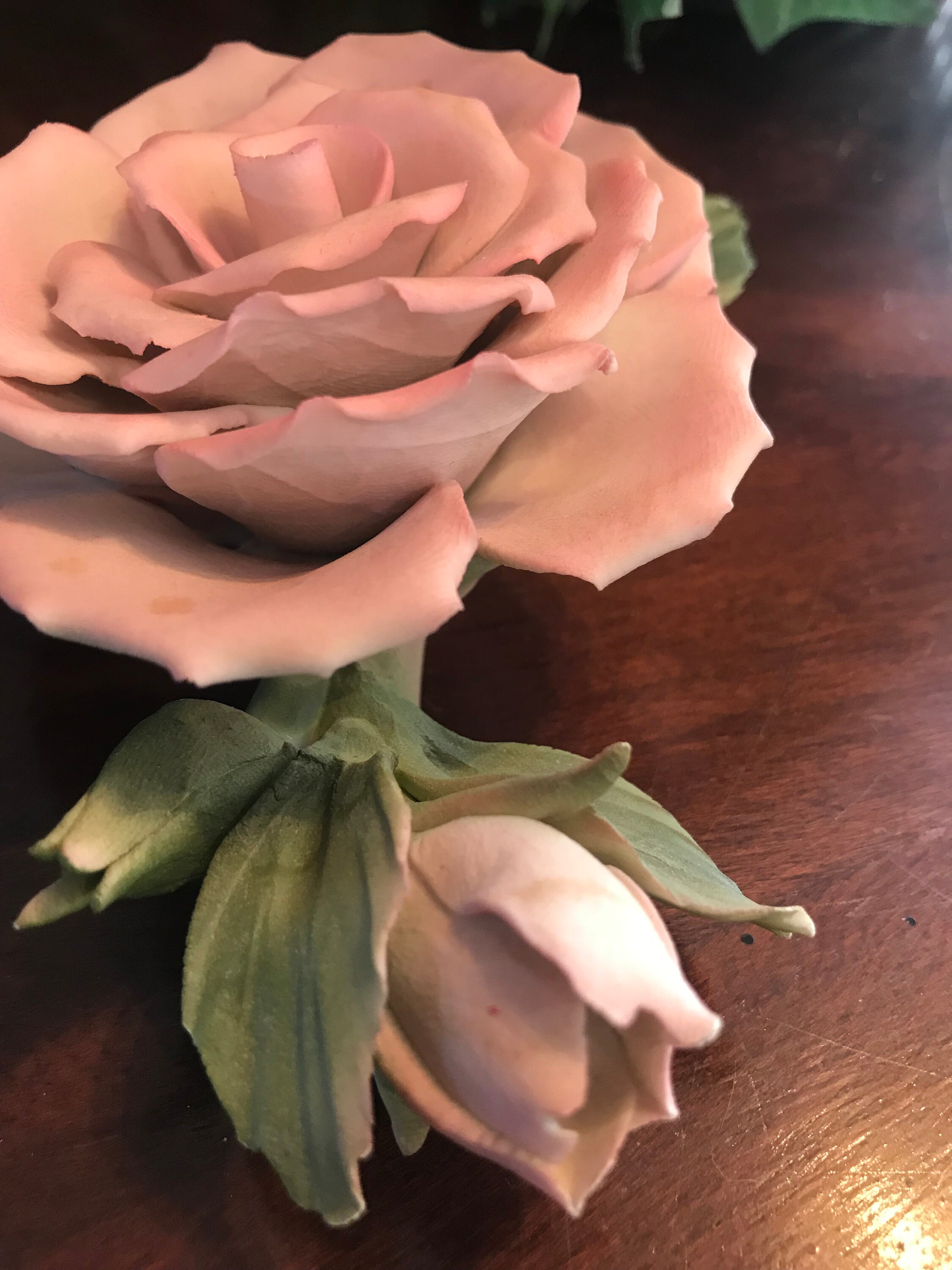 Capodimonte Roses, Italian Fine Porcelain Flower, Delicate Handmade ...