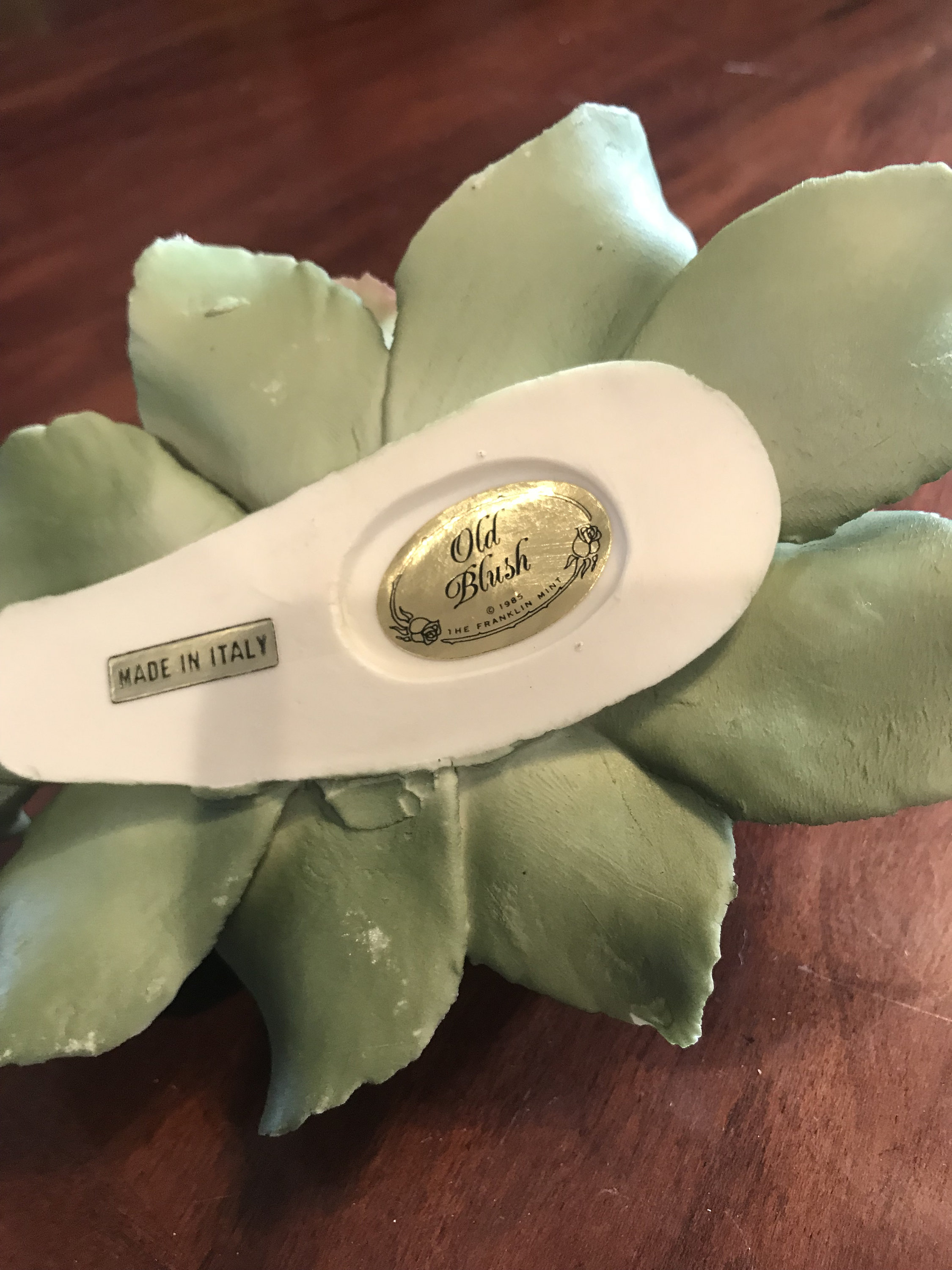 Capodimonte Roses, Italian Fine Porcelain Flower, Delicate Handmade ...