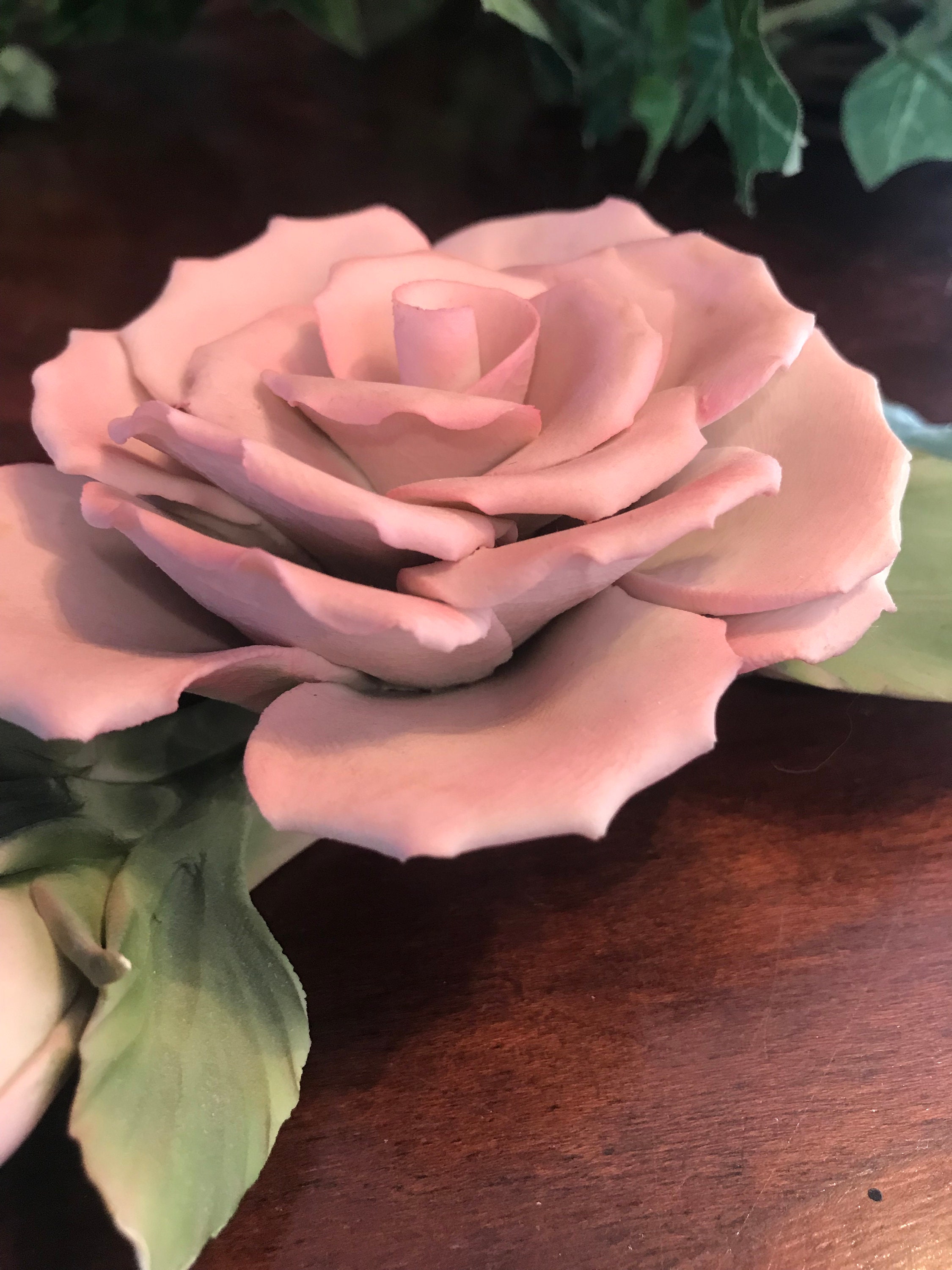 Capodimonte Roses, Italian Fine Porcelain Flower, Delicate Handmade ...