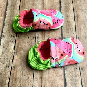 Juicy Watermelon Baby & Toddler Moccasins Fruity Soft Sole Crib Shoes ...