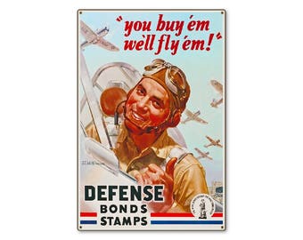 Ww2 Metal Sign - Etsy