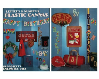 Individual Plastic Canvas Numbers 4.5 Tall Individual Plastic Canvas ...