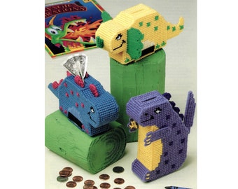 Plastic Canvas Bank | Etsy