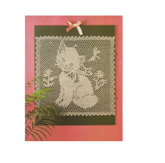 Portrait of a Cat Filet Crochet Pattern Instant Download | Etsy