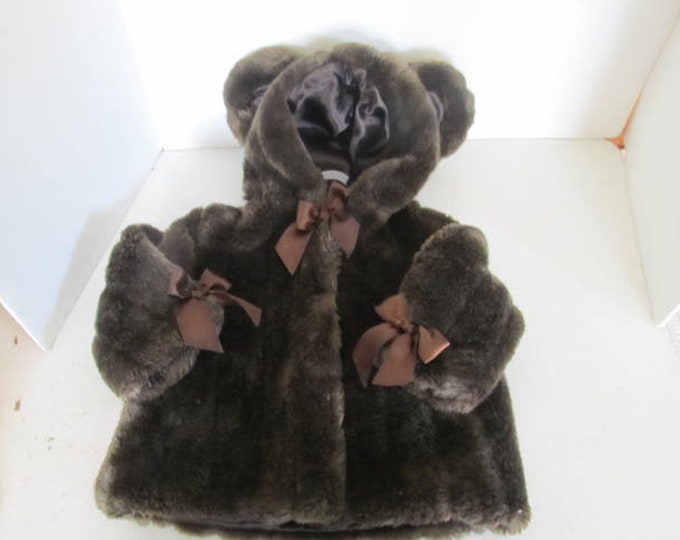 Bearington Bear Collection Jacket Teddy Bear Jacket Fur Coattoddler Girl Sz 24 Month Sz 12 Mo Sz ...