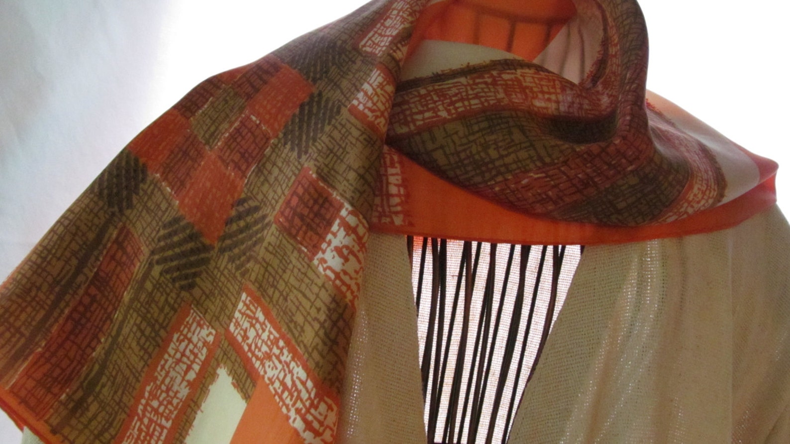 Fall Scarf Brown Burnt Orange Scarf Trending Fall Scarves Brown and ...