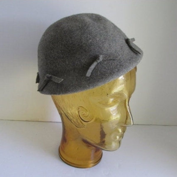 Gray Wool Hat - Etsy