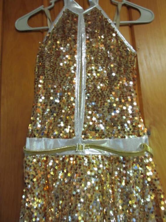 Gold Glitter Dance Dresses Girls Costume Dress Girls … - Gem