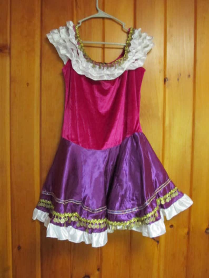 Gypsy Dance Dresses Girls Gypsy Costume Dress Girls Sz 10/12 L Dress up ...