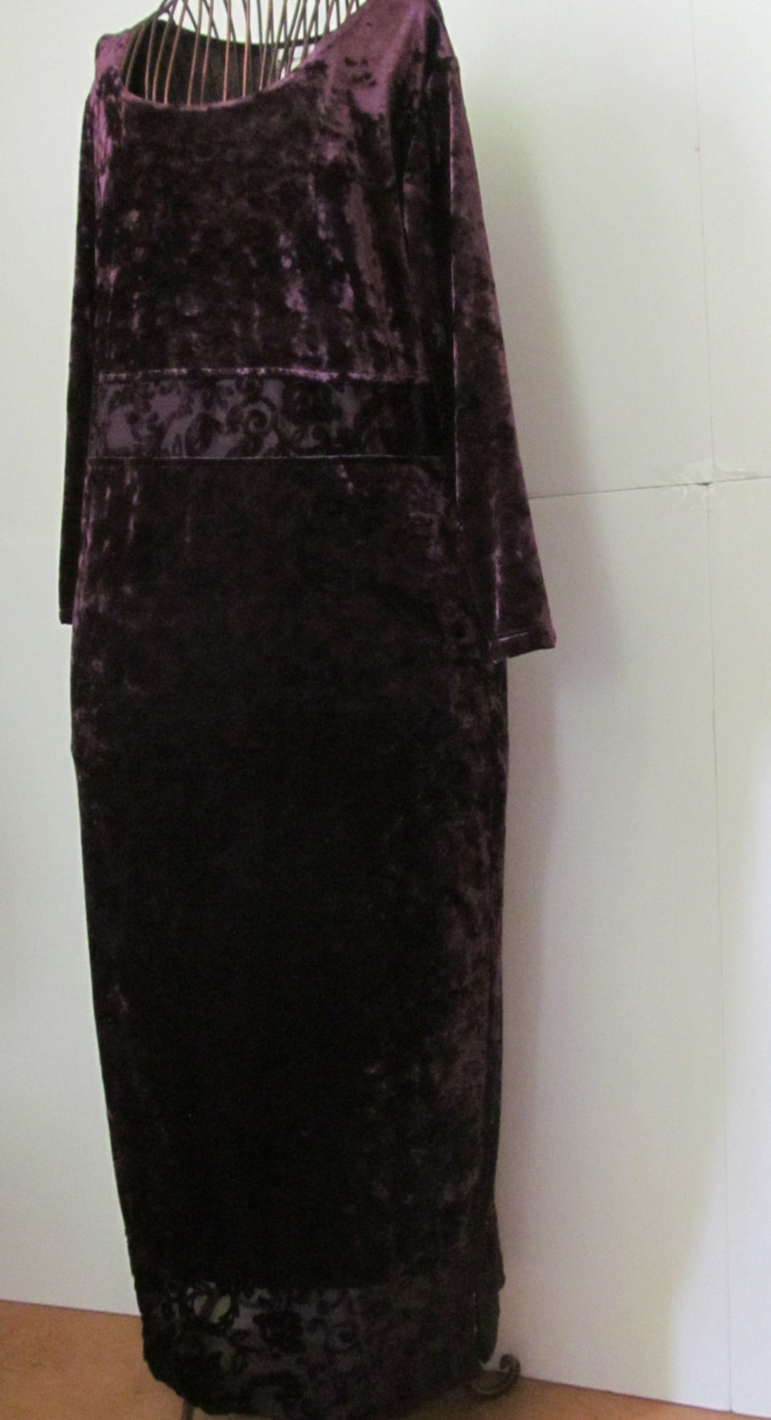 Velvet Dress Beautiful Bohemian Maxi Dress Purple Velvet Maxi Dress ...