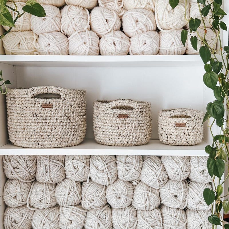 Crocheter Hamper - Etsy