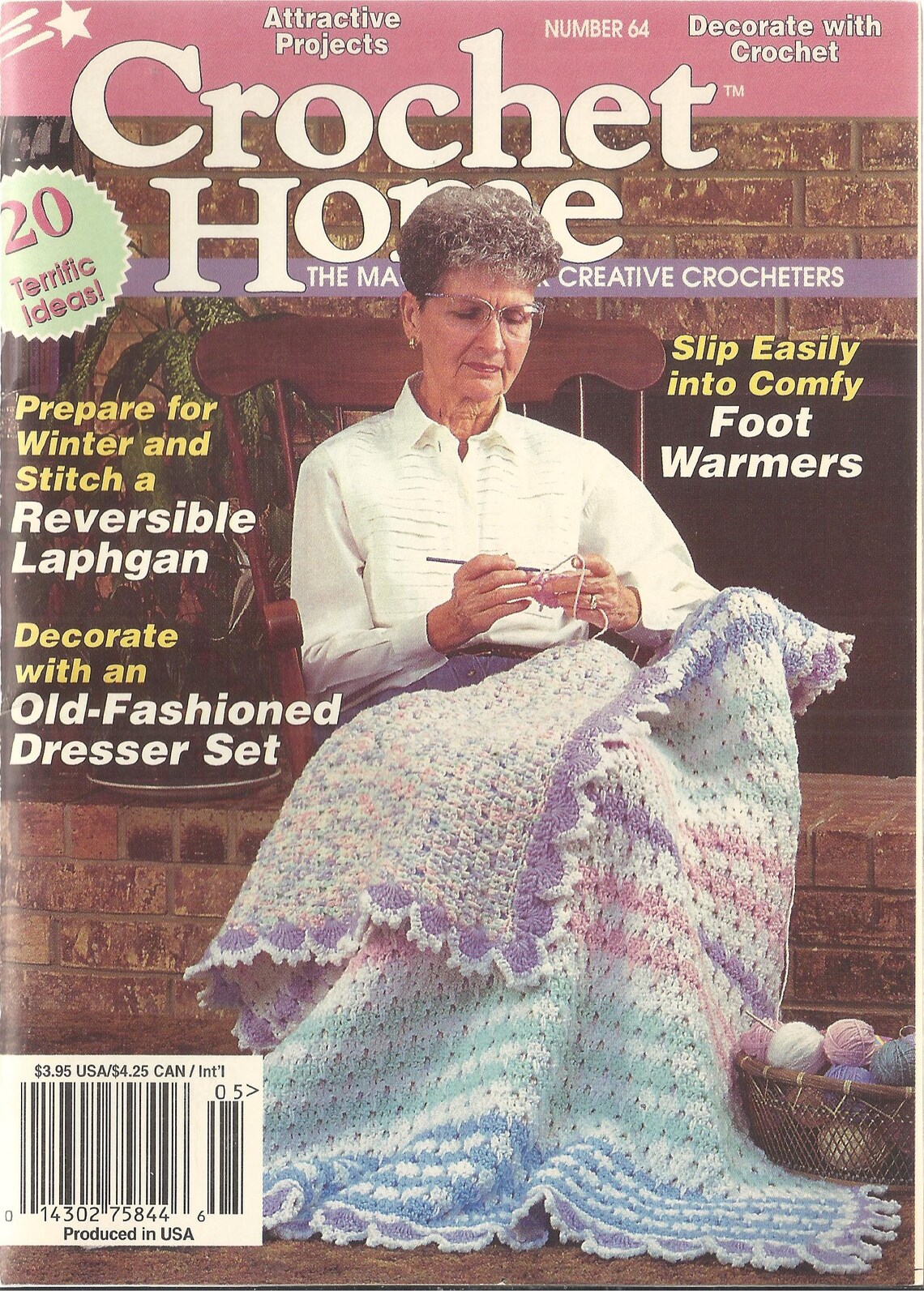 Crochet Home Magazine #64 Apr-may 1998; 20 Terrific Ideas! - Etsy
