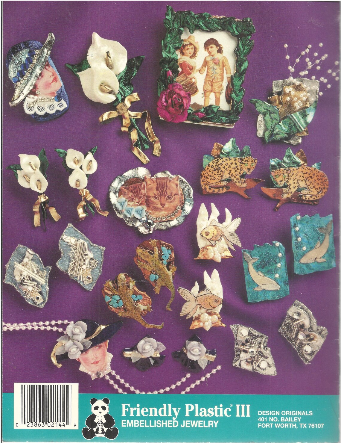 Friendly Plastic III, Embellished Jewelry by Judy Askins #2144; 1990 - Etsy