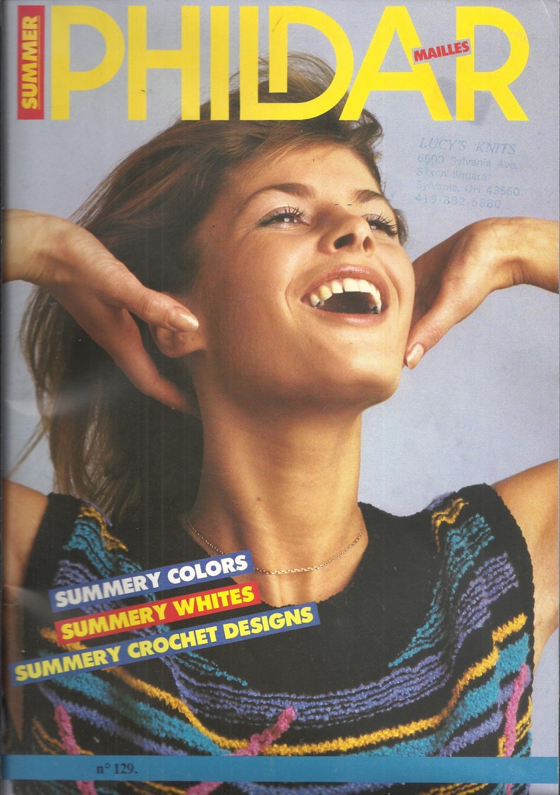 Phildar Mailles Magazine Summer 129 Knitting Patterns - Etsy