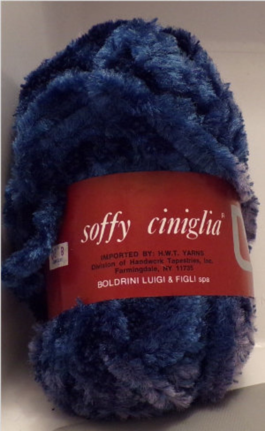Luigi Boldrini 'soffy Ciniglia' Chenille Blue; 3 Full Plus Extra ...