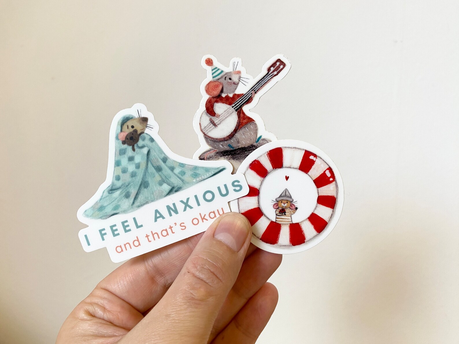 Anxious Sticker Vinyl Sticker I Feel Anxious and Thats - Etsy