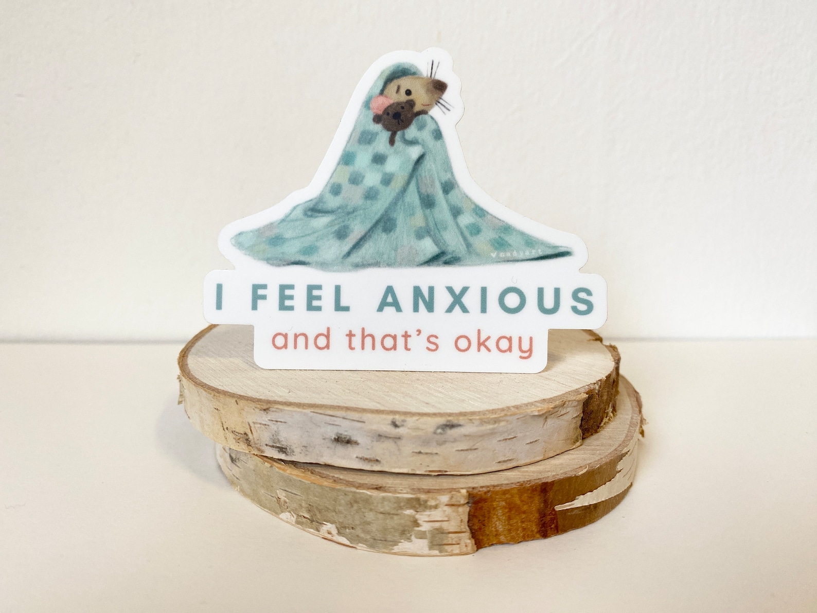 Anxious Sticker Vinyl Sticker I Feel Anxious and Thats - Etsy