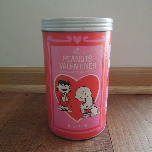Vintage Snoopy Tin - Etsy
