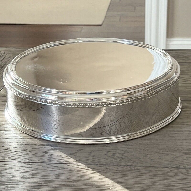 Silver Cake Stand - Etsy
