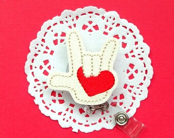 Asl Badge Reel - Etsy